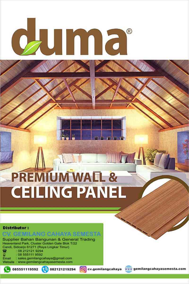 Jual Duma Modern 150 ( 3 Meter ) - Duma Panel Wpc Di Seller Gemilang ...