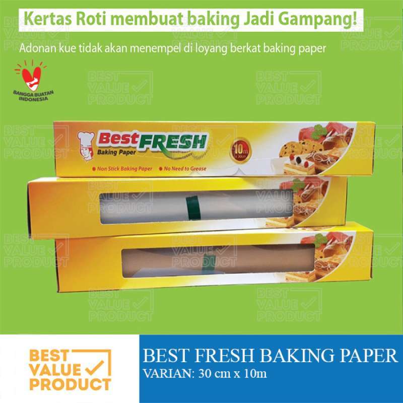 Jual Baking Paper Best Fresh / Kertas Baking 30cmx10m Di Seller Shin ...