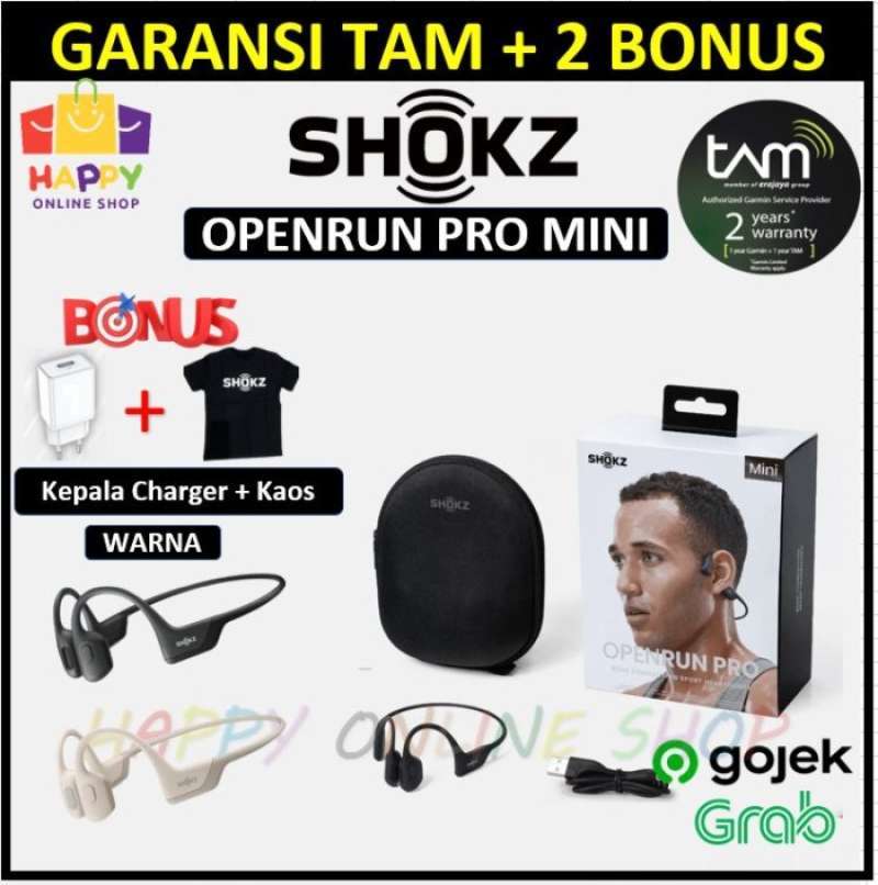 Promo Shokz Openrun Pro Mini Open Run Pro Mini Aftershokz Diskon 23% Di ...