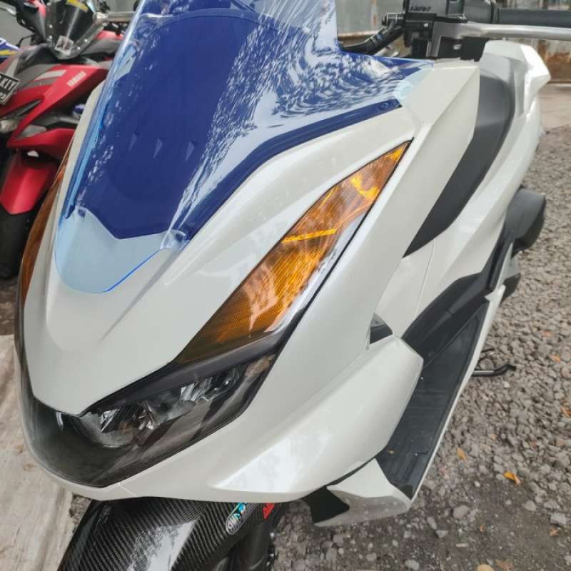 Promo Windshield Pcx 160 Blue Ice Visor Pcx Depan 160 Diskon 23% Di ...