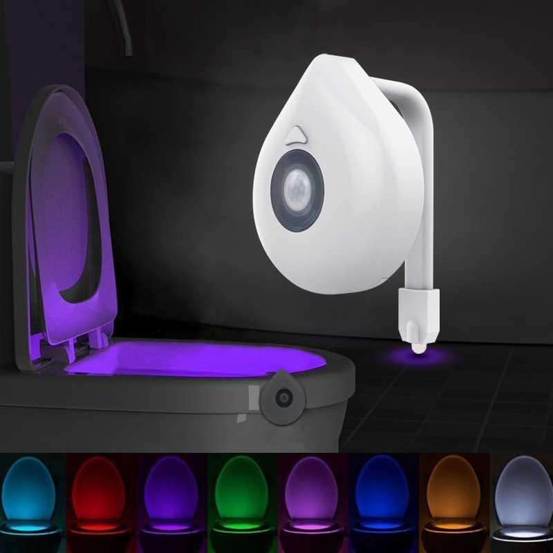 Jual Goodland Lampu Closet Rgb Toilet Light Motion Sensor 8 Colors Tl 9275 Lampu Taman Tenaga 
