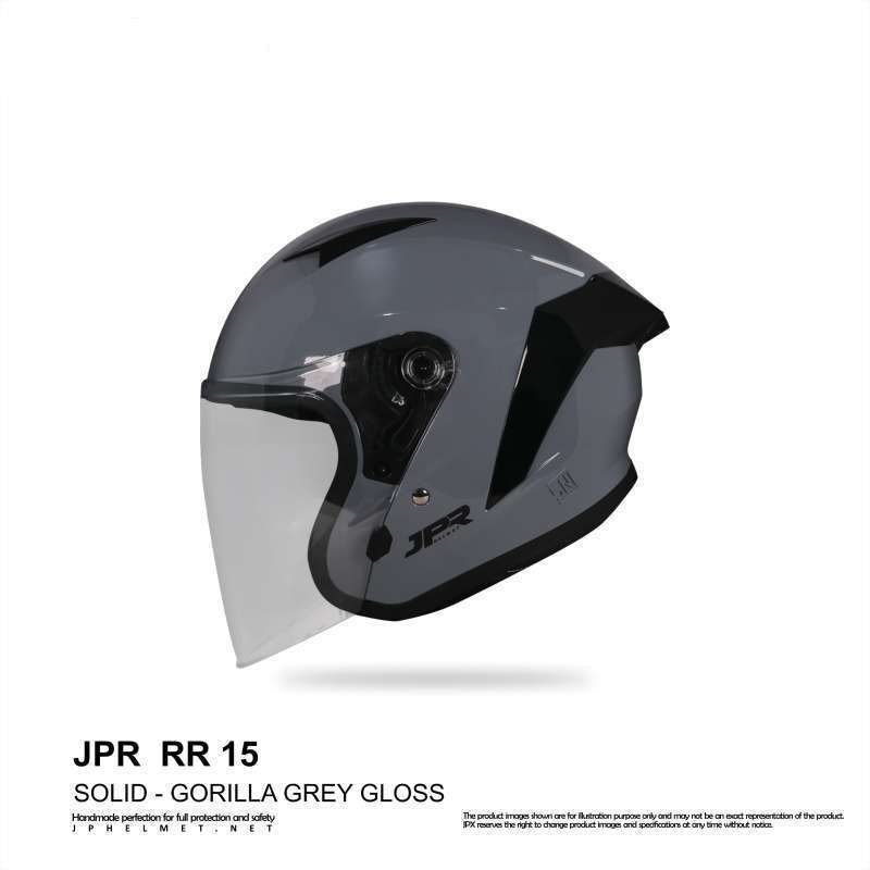 Jual Helm Jpr Half Face Rr15 - Xl Black Doff Di Seller Motohelmet ...
