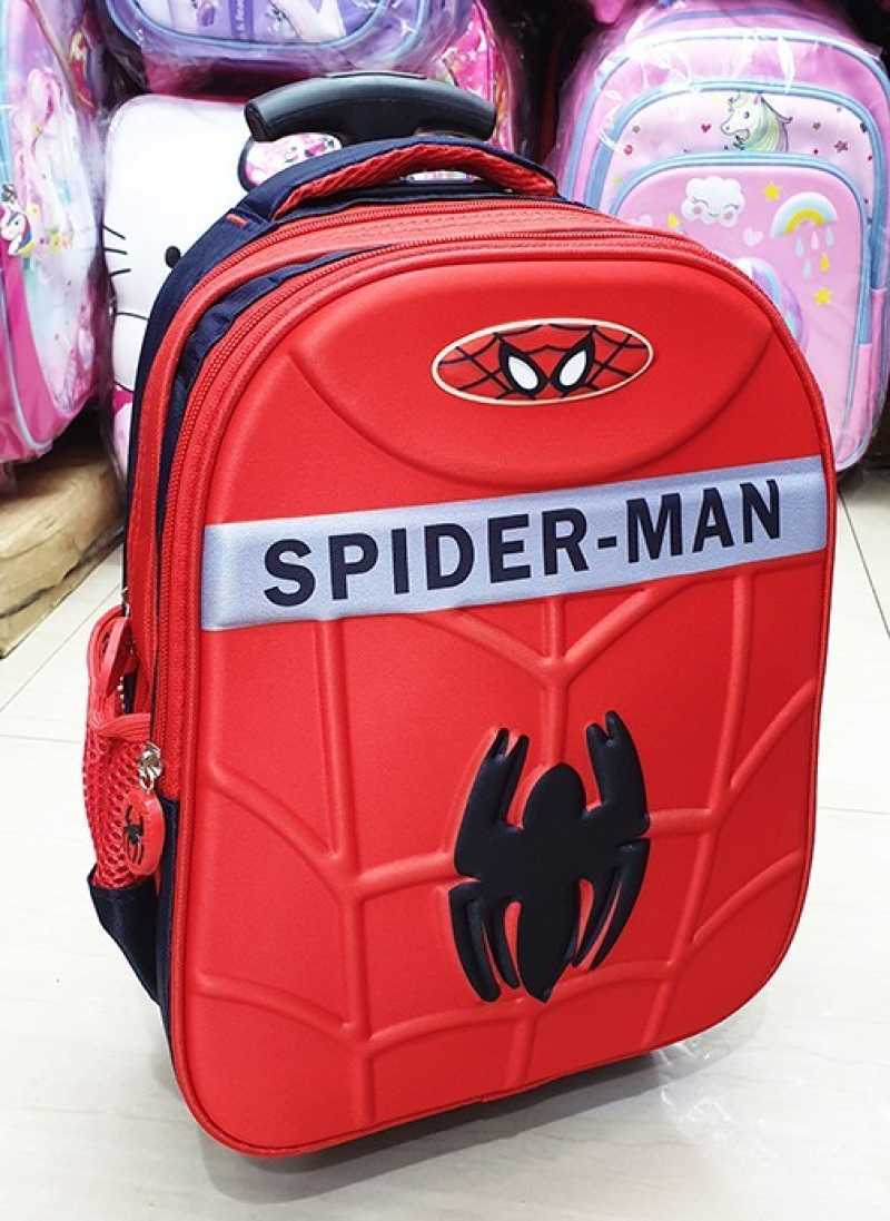 Jual Tas Roda Trolley Anak Sekolah Tk Spiderman Body 3d Timbul Import Di Seller Doujin ...