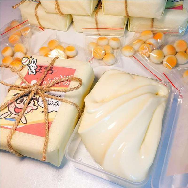 Jual Japanese Slime Puding Slime Susu Soft Slime Squishy Milk 150ml 522 ...