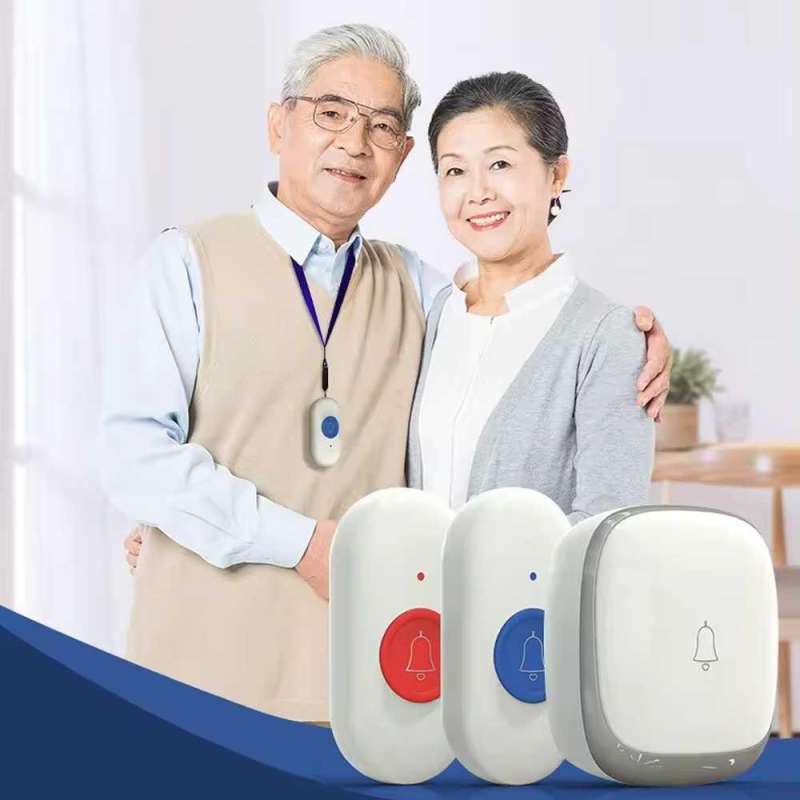 Jual Gigma Bel Wireless Alarm Lansia Caregiver Pager Waterproof 36 Nada ...