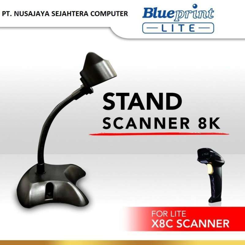 Jual Stand Barcode Scanner Laser - Infrared Blueprint - Hitam Di Seller ...