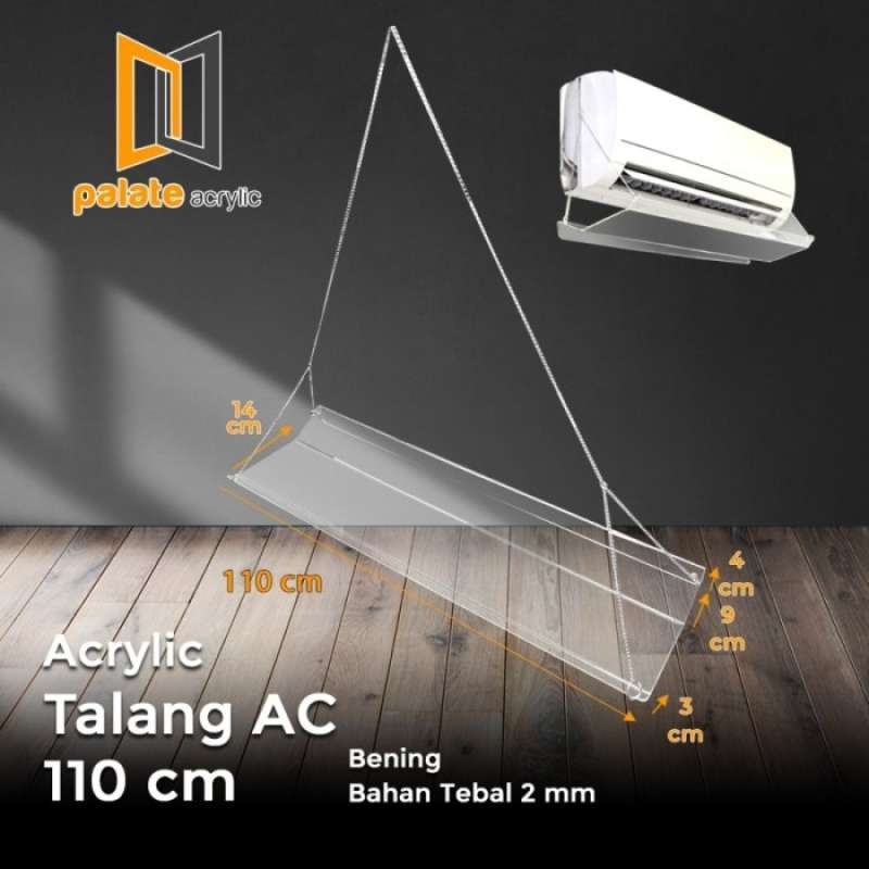 Promo Akrilik Talang Ac/reflektor/penahan Hembusan Angin Ac 110cm - 2mm ...