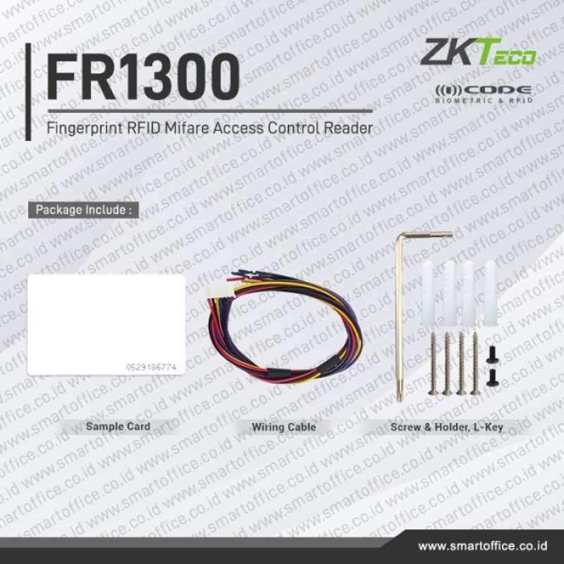 Promo 100% Produk Ori Fingerprint & Rfid Reader & Keypad Zkteco Fr1300 ...