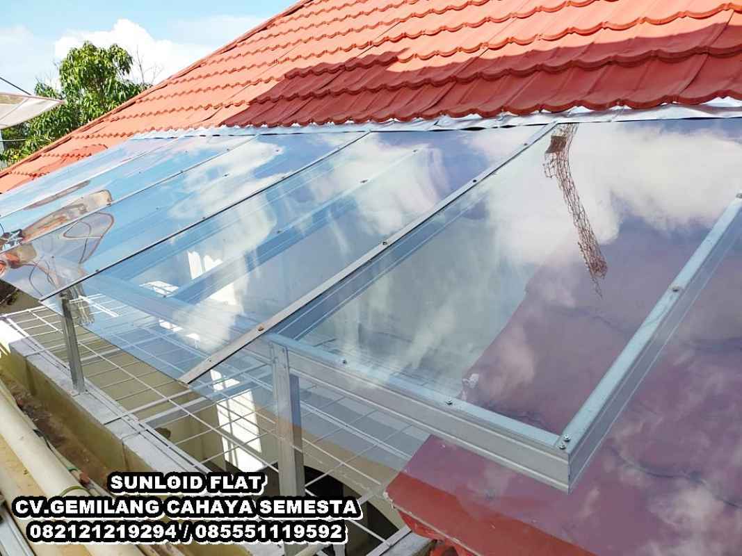 Jual Sunloid Flat ( 3 Mm ) Atap Transparan Solid / Atap Polycarbonate Sheet Di Seller Gemilang ...