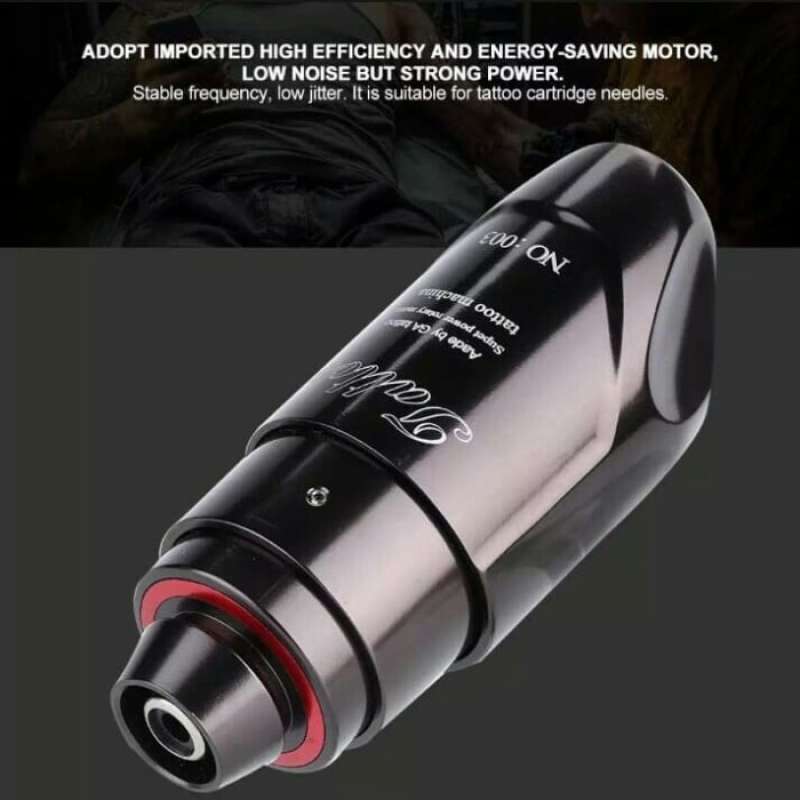Jual Mesin Tattoo Rotary Pen Machine Type B Warna Black Tato Original ...