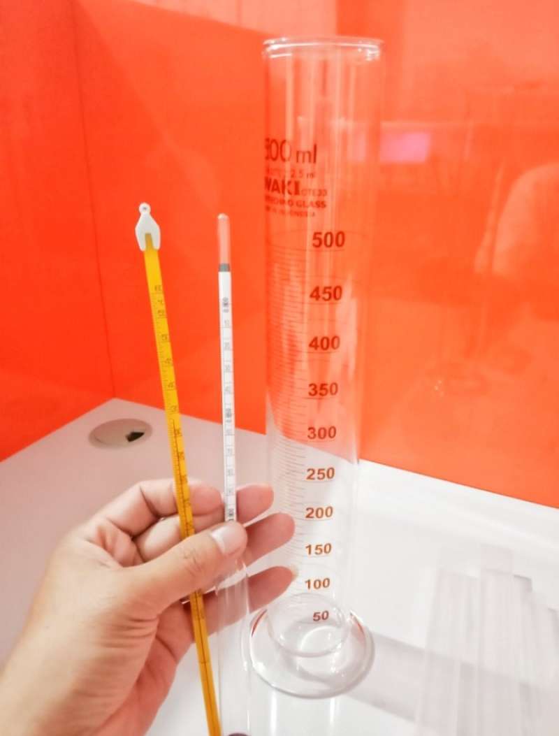 Promo 3 Pcs Hydrometer Solar Gelas Ukur Duran 500 Ml Dan Glass ...