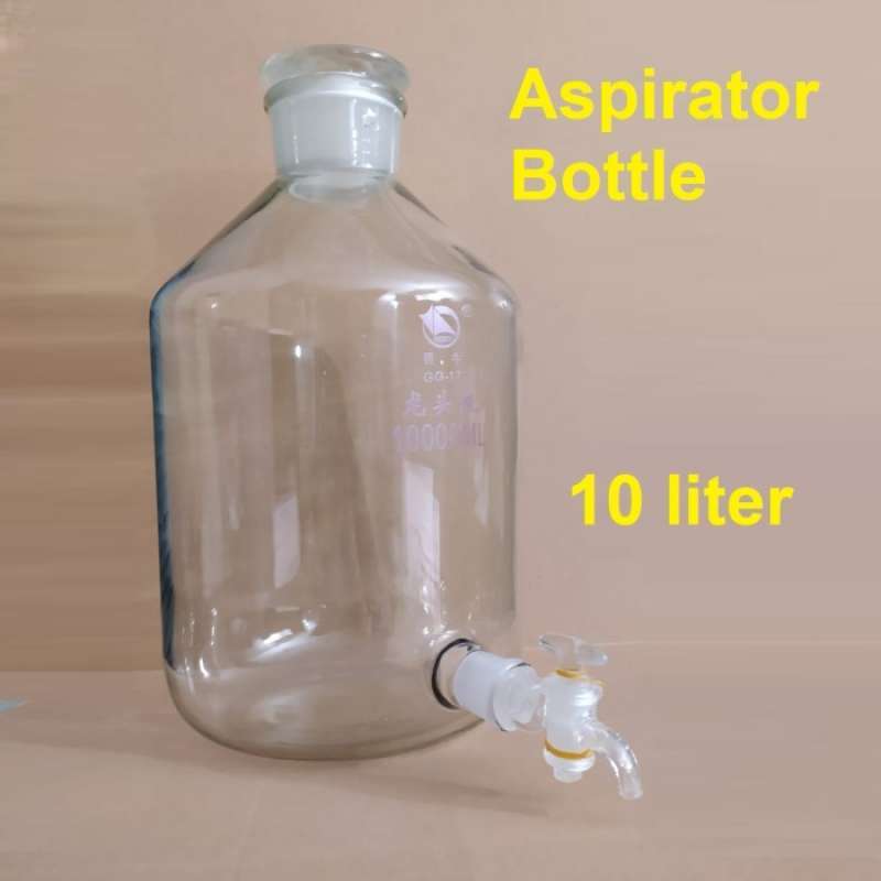 Promo Aspirator Bottle 20 Liter With Stopcock Bahan Gelas Botol ...