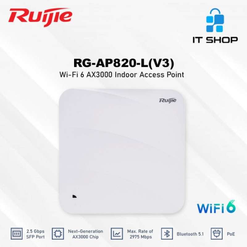 Jual Ruijie Rg-ap820-l(v3) Wi-fi 6 Ax3000 Indoor Access Point Di Seller ...