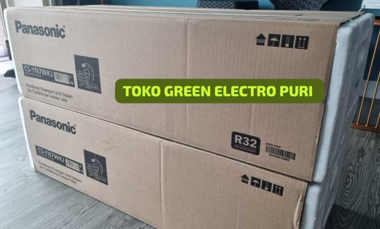 Promo Indoor Ac Panasonic 3/4 Pk Yn7wkj R32 Plus Remote Baru Segel ...