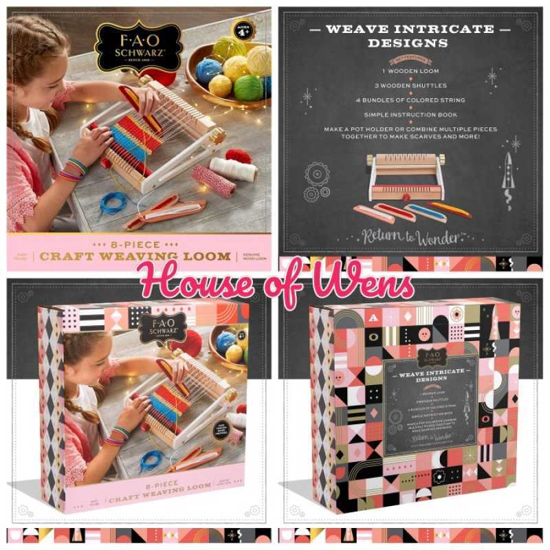 Jual Fao Schwarz Craft Weaving Loom Original - Keterampilan Anak Di ...