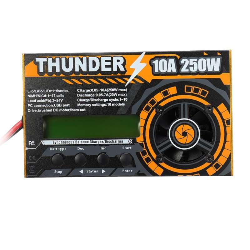 Jual Hota Thunder 6250 250w 10a Dc Balance Charger Discharger Sbln Di ...