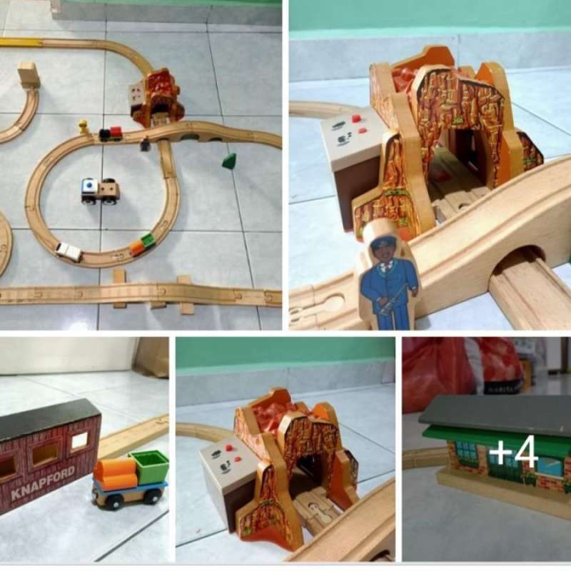 Jual Set Kereta Kayu With Sound Di Bagian Gerbong Di Seller Velvet ...
