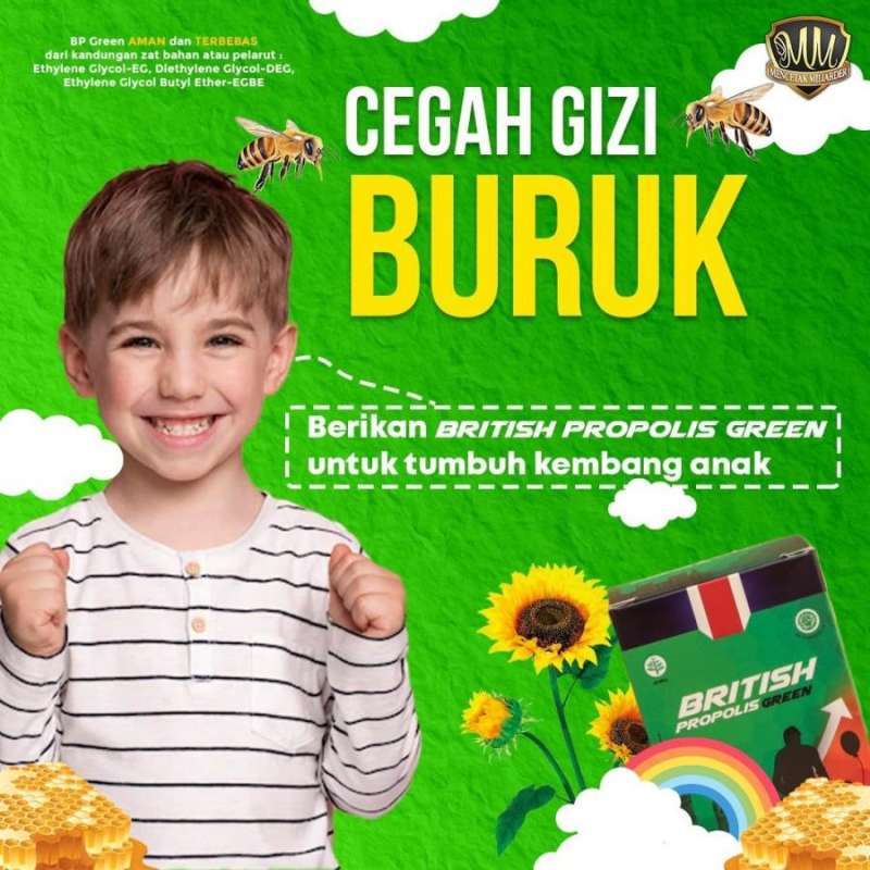 Jual British Propolis Green Vitamin Membantu Mengatasi Demam Batuk ...