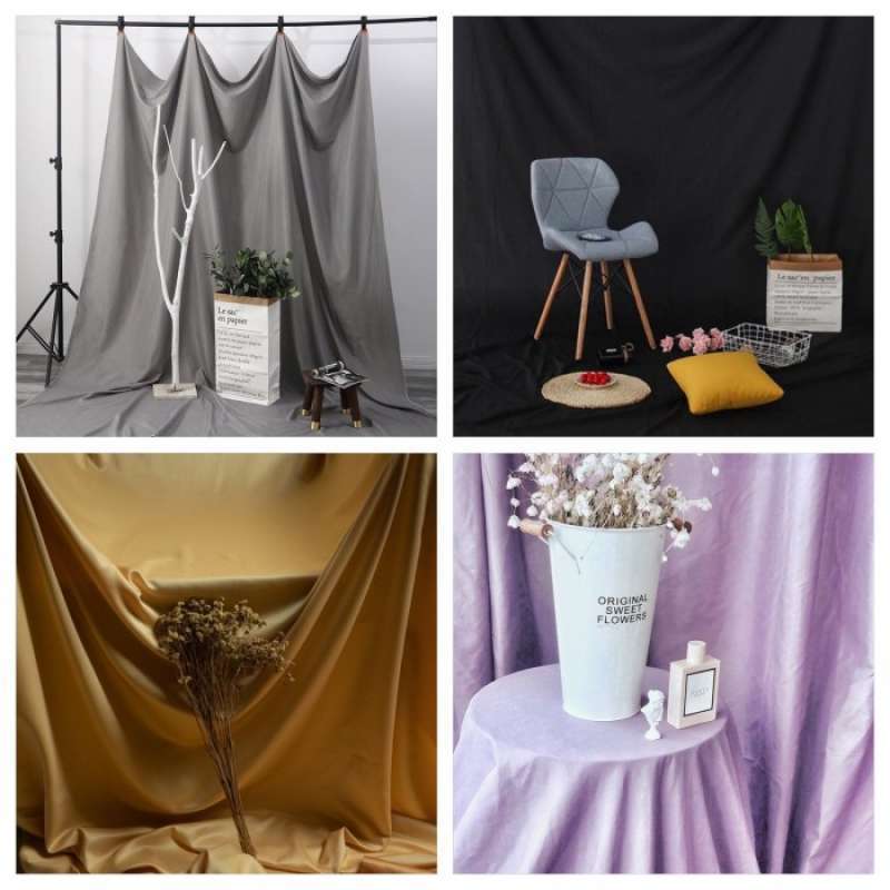 Jual Kain Background Backdrop Foto Aesthetic Kain Meteran Lebar 240 Cm ...