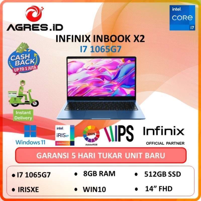 Jual Laptop Infinix X2 I7-1065g7 Ram 8gb 512gb Ssd 14 Fhd Ips W11 Di ...