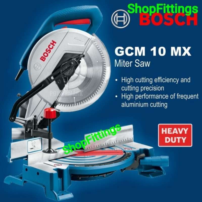 Promo Bosch Gcm 10 Mx Mitre Saw Miter 10 Mesin Potong Alumunium Kayu ...