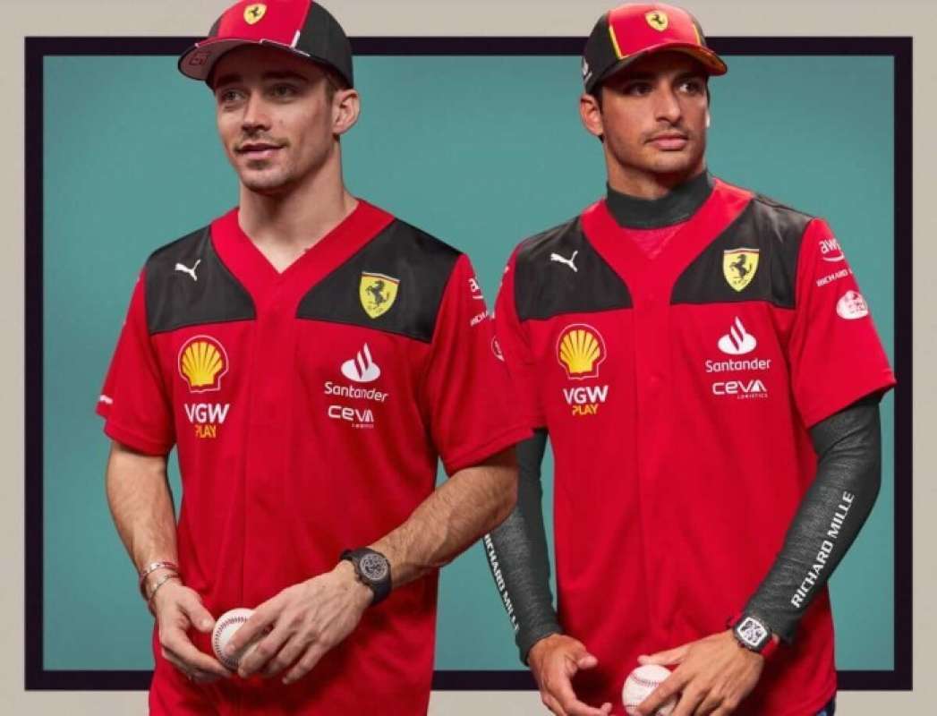 Jual Scuderia Ferrari F1 2023 Miami Gp Baseball Jersey. Baju Unisex - S ...