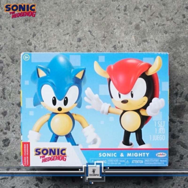 Promo Sonic The Hedgehog Classic 2 Pack Rsonic And Mighty Action Figure ...