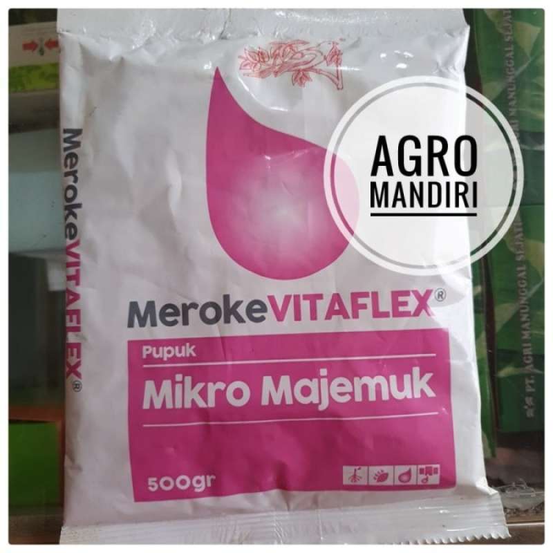 Promo Meroke Vitaflex 500 Gram Pupuk Mikro Majemuk Boron Besi Zinc ...