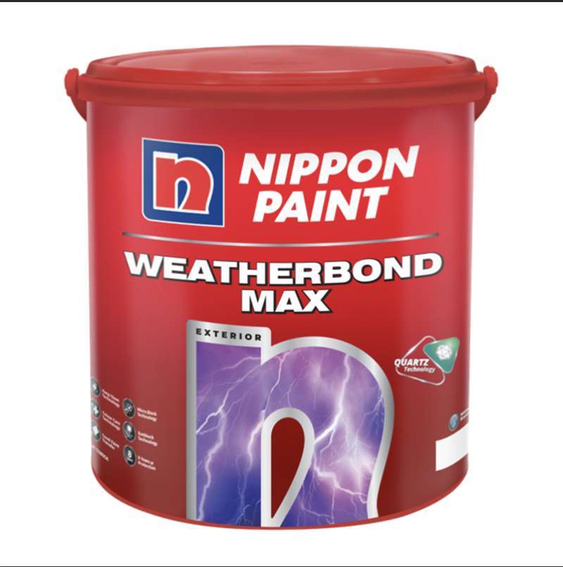 Promo Nippon Paint Weatherbond Max Ready Mix Cat Tembok Eksterior [2 ...