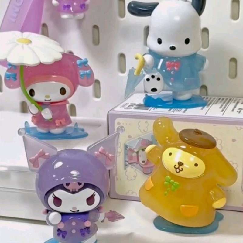 Jual Bisa Pilih Figure Sanrio Raincoat Rainy Day Figur Kuromi My Melody ...