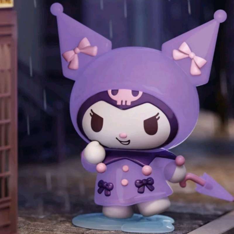 Jual Bisa Pilih Figure Sanrio Raincoat Rainy Day Figur Kuromi My Melody Pochacco Pompompurin Jas ...
