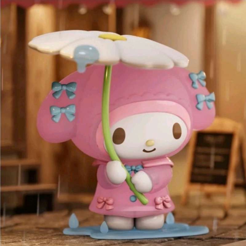 Jual Bisa Pilih Figure Sanrio Raincoat Rainy Day Figur Kuromi My Melody Pochacco Pompompurin Jas ...