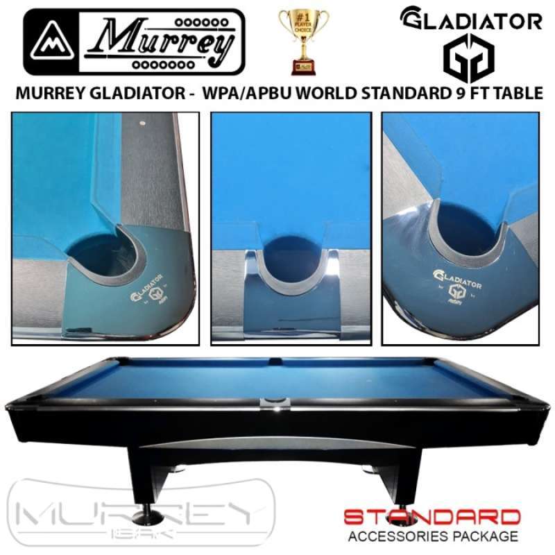 Jual Murrey Gladiator 9 Ft Pool Table - Standard - Meja Billiard Biliar ...