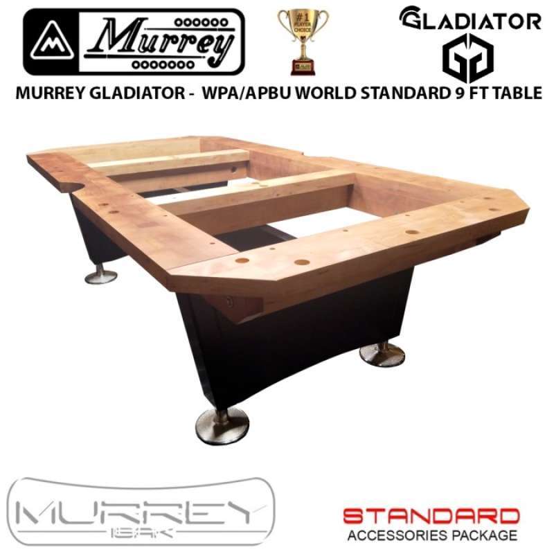 Jual Murrey Gladiator 9 Ft Pool Table - Standard - Meja Billiard Biliar ...