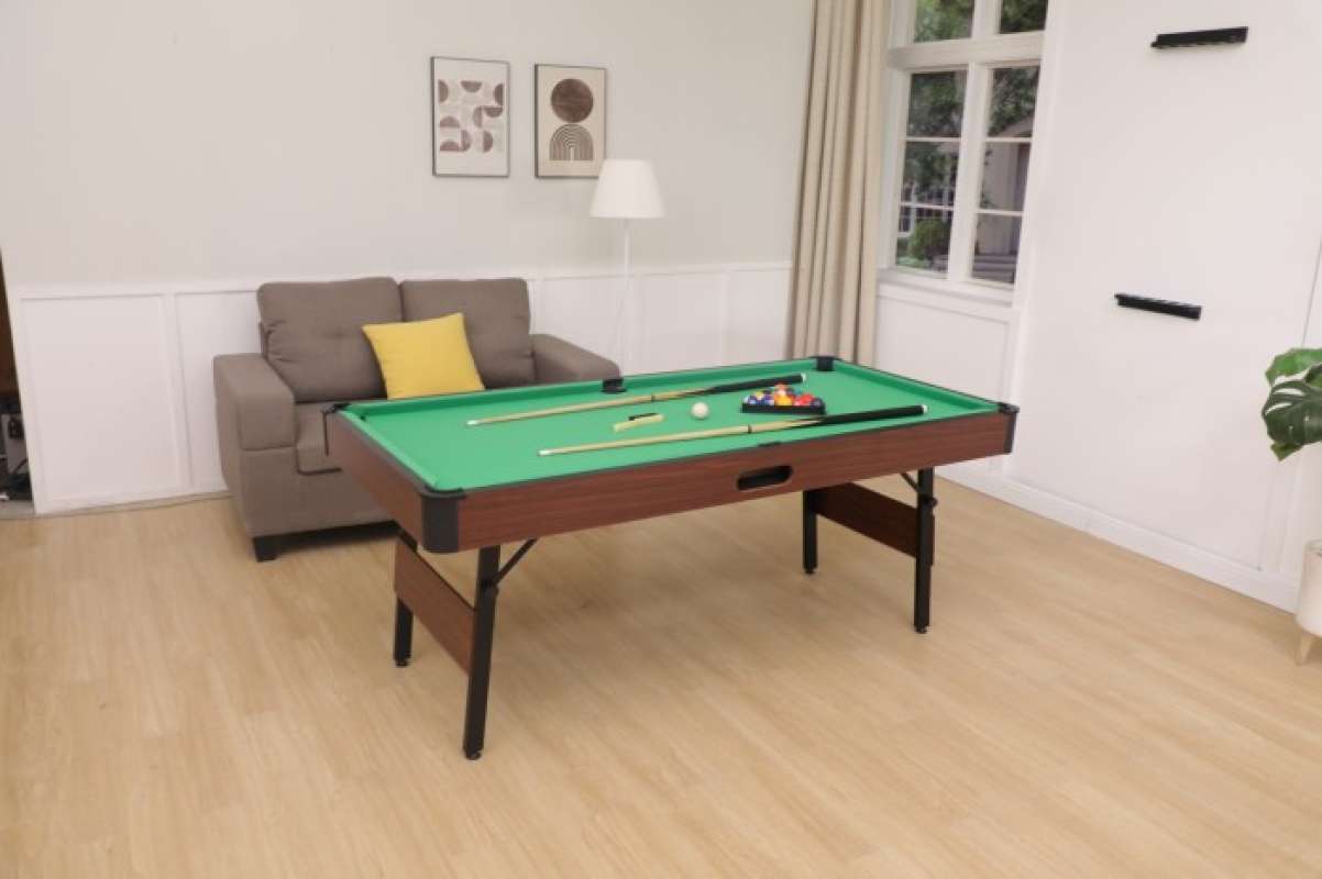 Jual Foldable Pool Table Meja Billiard Lipat 6 Feet Billiard 6 Ft Di ...