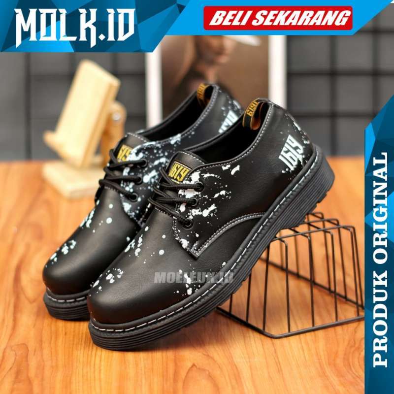 Promo Wolf Zetten Sepatu Docmart Pria Motif Formal Casual Kerja Kuliah ...