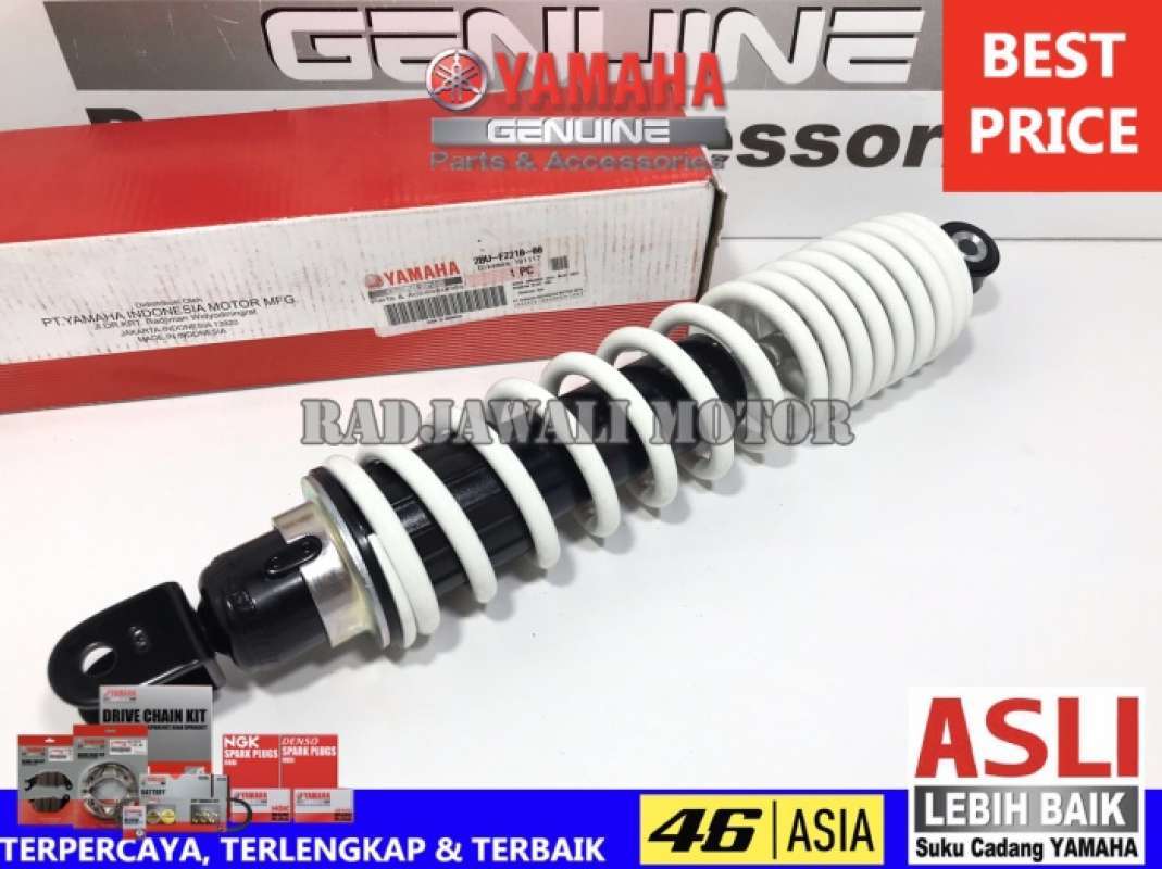 Promo Monoshock / Shock Belakang Xride Putih Asli Yamaha Diskon 24% Di ...