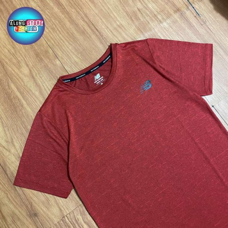 Jual Kaos New Balance Dry Original Maroon Baju Nb Sportwear Cepat ...