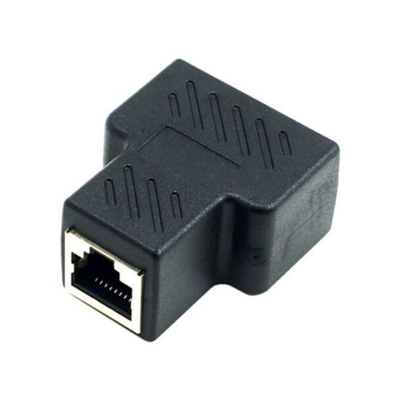 Jual Rj45 Lan Ethernet Network Connector Splitter 1 To 2 Di Seller Toko ...