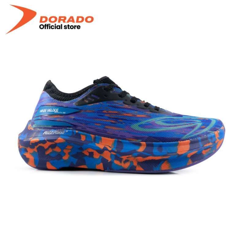 Jual 910 Nineten Haze Veloce Gravity Sepatu Lari - Biru/orange/navy ...