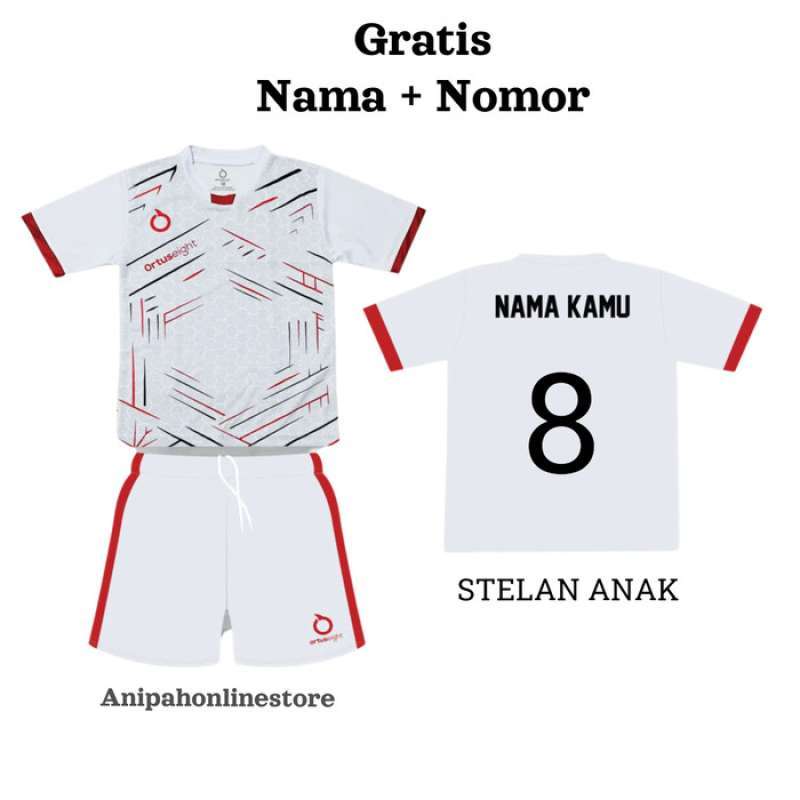 Jual Jersey Futsal Anak/ Baju Bola Anak Anak Custom Nama Nomor Punggung ...