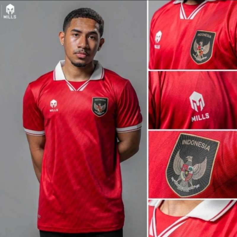Jual Jersey Timnas Indonesia Home Mills 2023 Go Thailand Player Issue ...