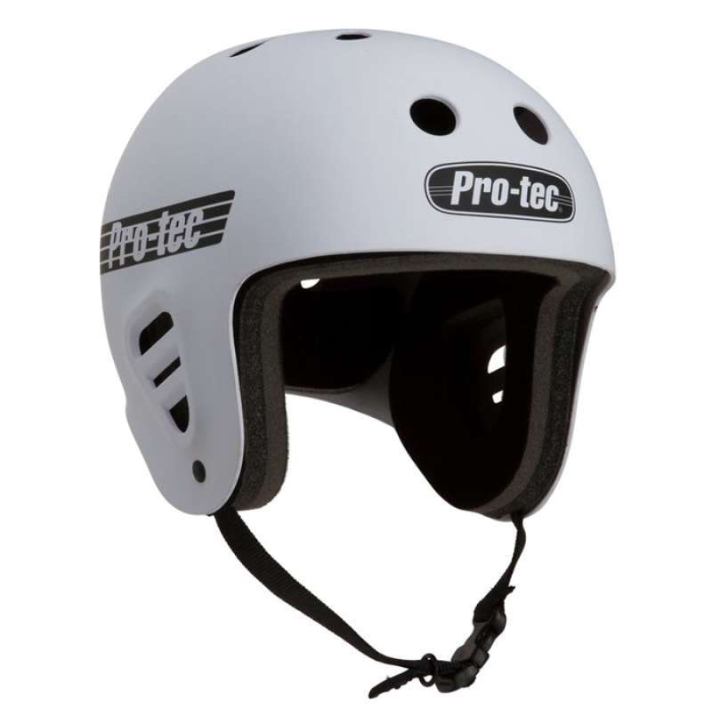 Jual Helmet Protec Full Cut Matte White / Helm Skate Bmx Inline Skate ...