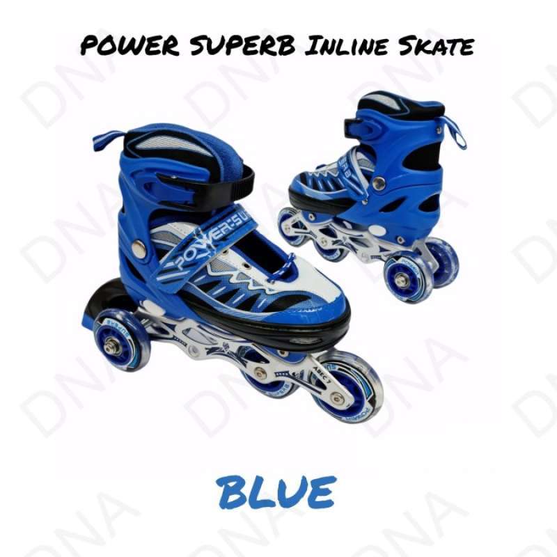 Jual Sepatu Roda Power Superb Bajaj Biru (+ Baut Bajaj) - L Di Seller ...