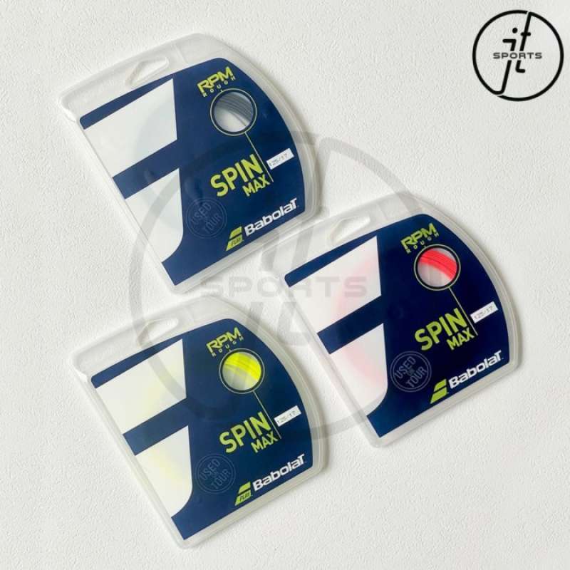 Jual Senar Raket Tenis Tennis String Babolat Rpm Rough Original - Hitam ...