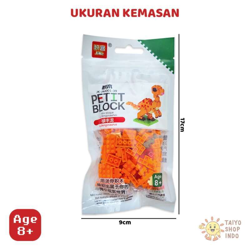 Promo Mainan Jike Petit Mini Block Building Nano Blok 3d Puzzle Bricks ...