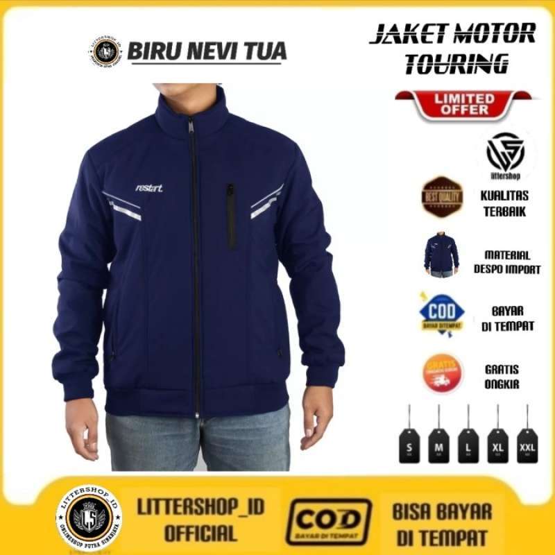 Promo Jaket Motor Pria/jaket Bahan Bonding Premium Cocok Buat Touring ...