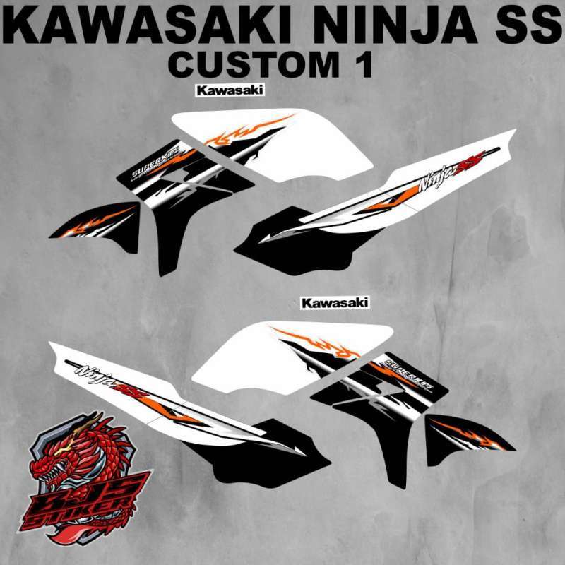 Promo Stiker Striping Ninja Ss Custom 1 - Stiker Decal Kawasaki Ninja ...