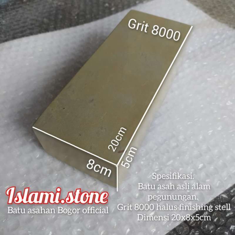 Jual Batu Asah Grit 8000 Halus Finishing Stell Dimensi 20x8x5cm Di ...