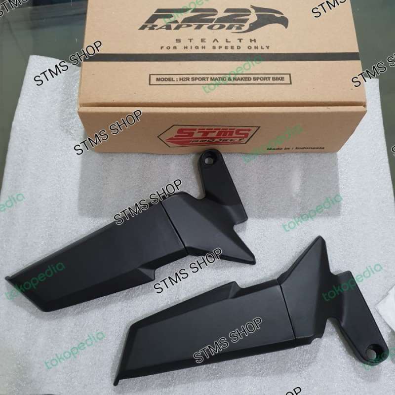 Jual Spion Winglet F22 Raptor Matic.naked Sport Bike Model H2r Stms ...